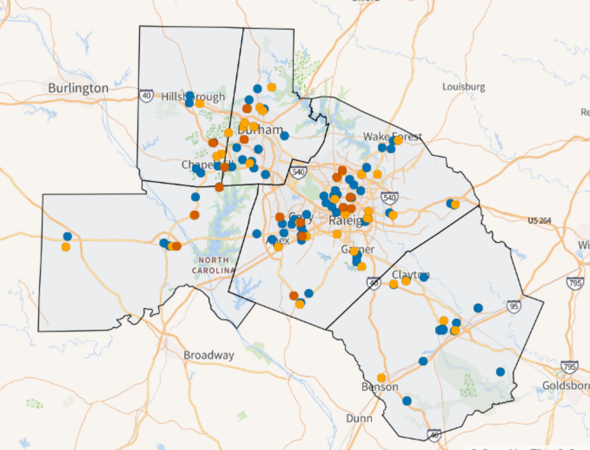 Map: All Triangle senior care facilities, from nursing homes to ...