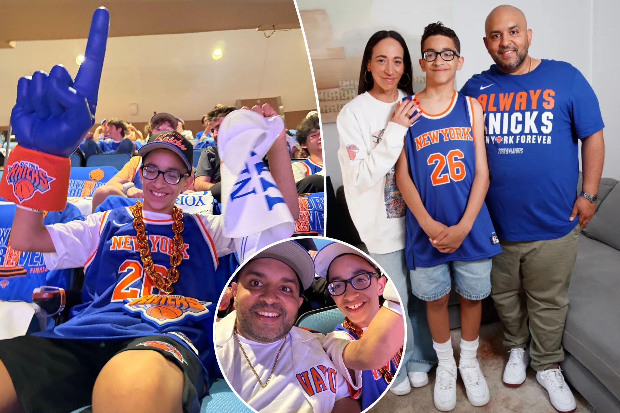 Beloved Knicks superfan witnessed stunning Game 4 victory — and met his ...