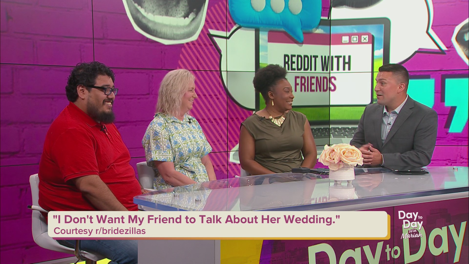 Reddit with friends: "I don't want my friend to talk about her wedding ...