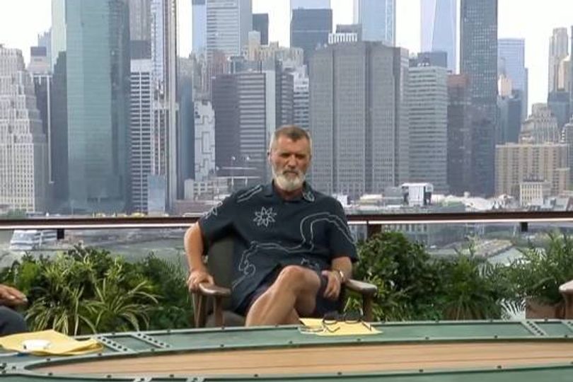 Roy Keane leaves TV viewers stunned with 'Baywatch' outfit for England ...
