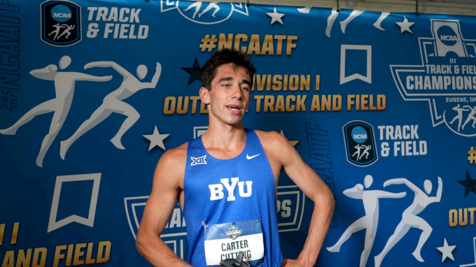 No. 2 seed Carter Cutting advances to 1500m final at the 2026 NCAA ...