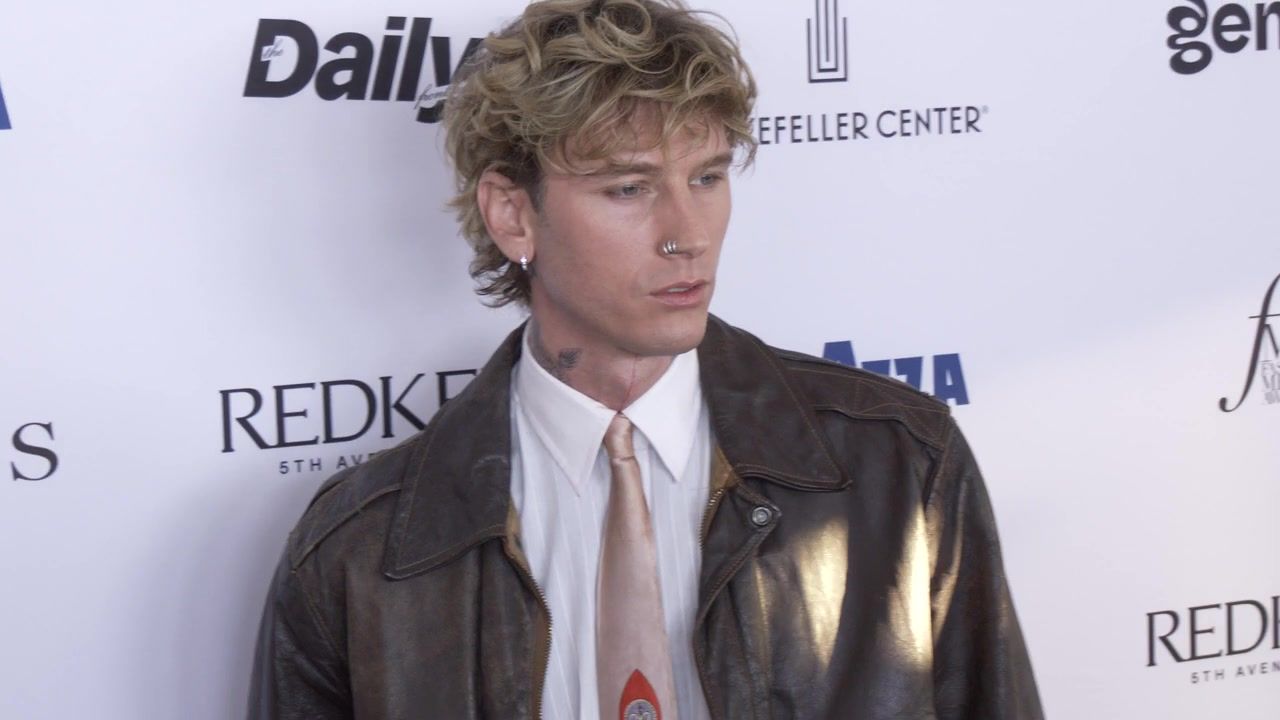 Machine Gun Kelly's skin turns yellow after injecting black tattoo ink ...