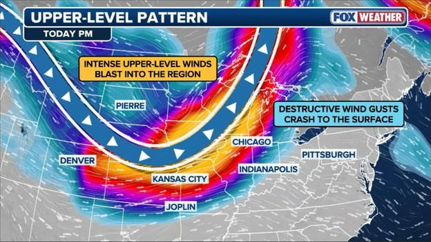 Storms knock out power in the Midwest and disrupt Chicago flights