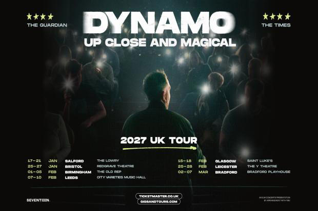 'The audience will be part of the magic': Dynamo announces intimate ...