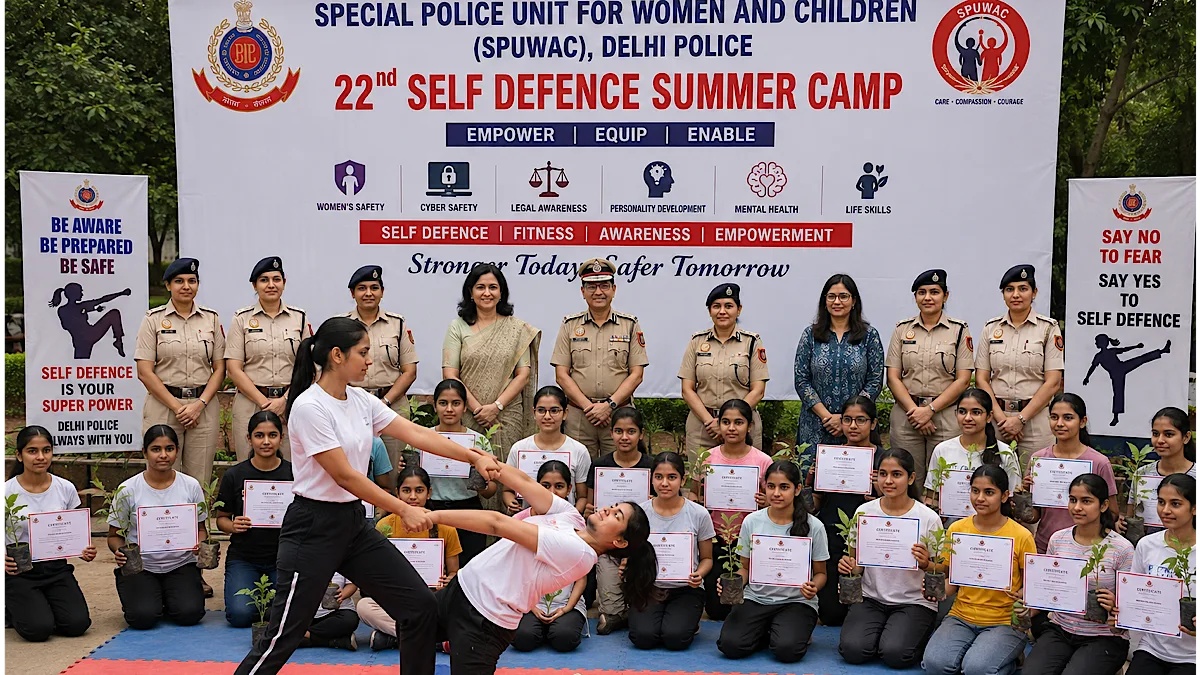 'Building confidence in girls is important': Delhi Police organises ...