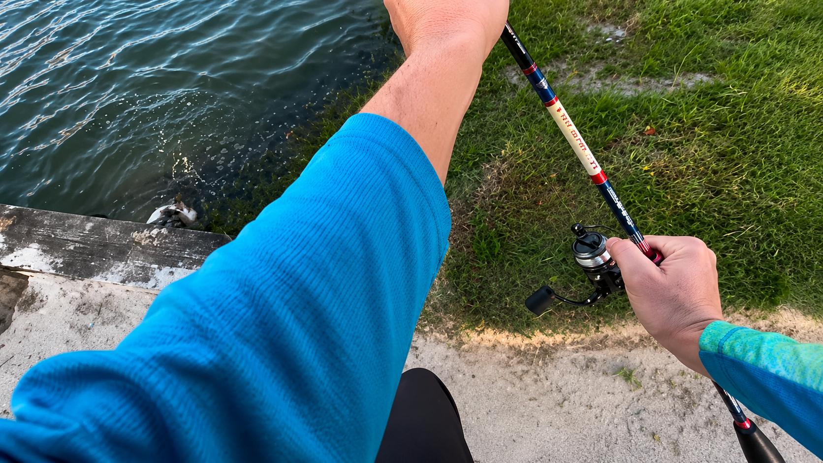 He thought it was just a golf course pond until rare, monster clown ...