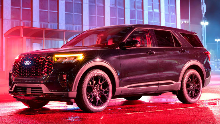 Ford’s new Explorer ST sinister package is like a vampire with rubber fangs