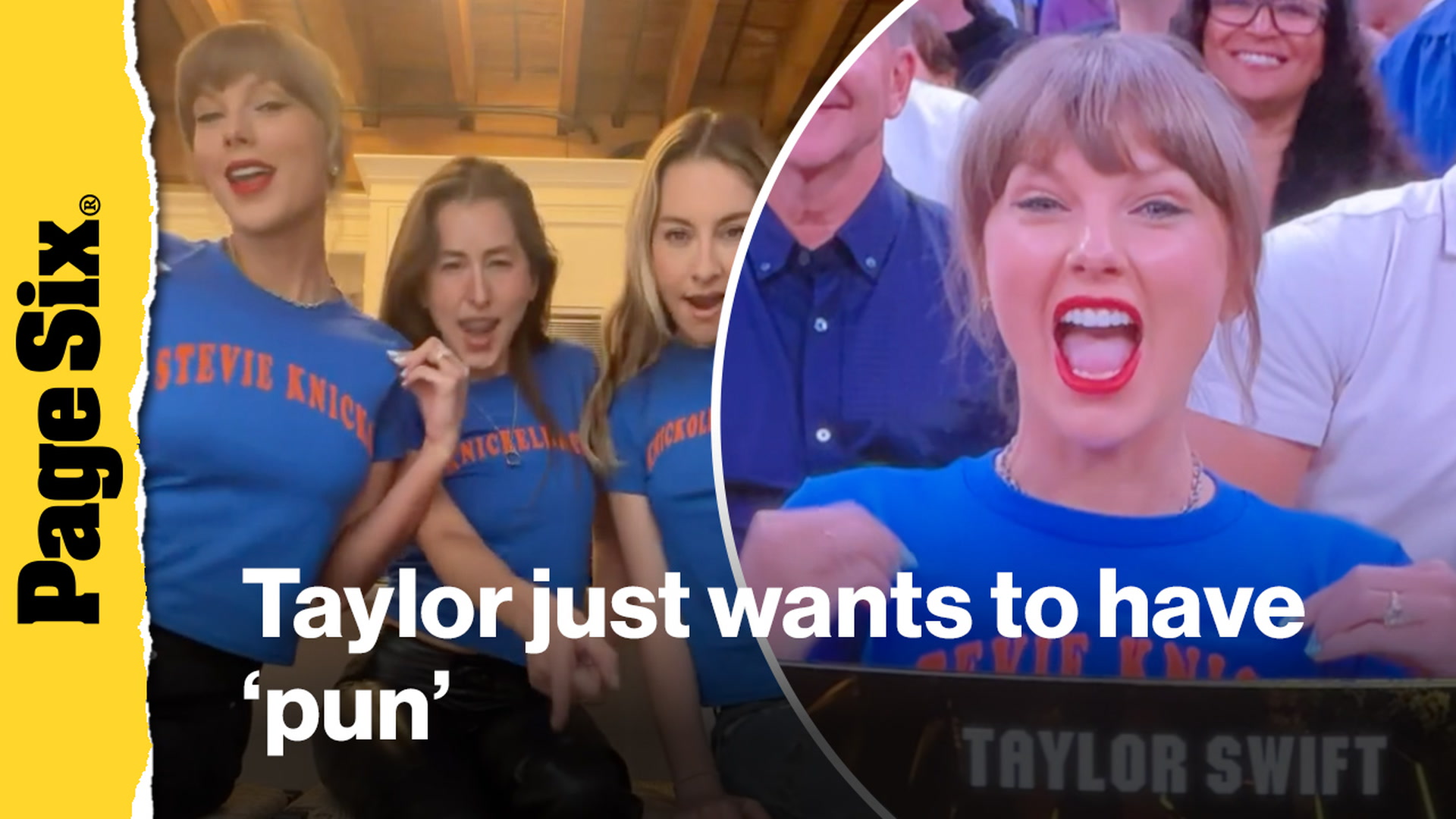 Taylor Swift and the Haim sisters 'just wanna have pun' showing off ...