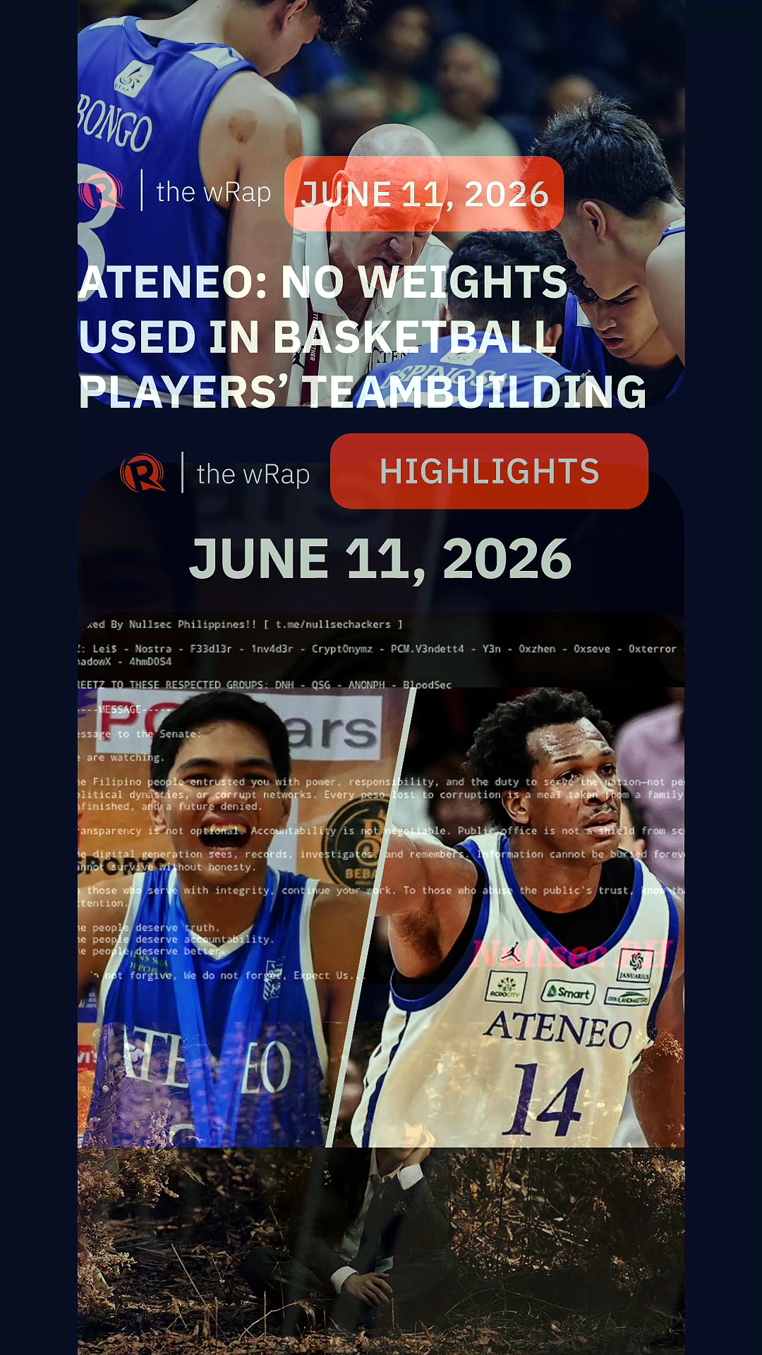 Today’s headlines: Ateneo players, Philippine Senate, SB19's Justin ...