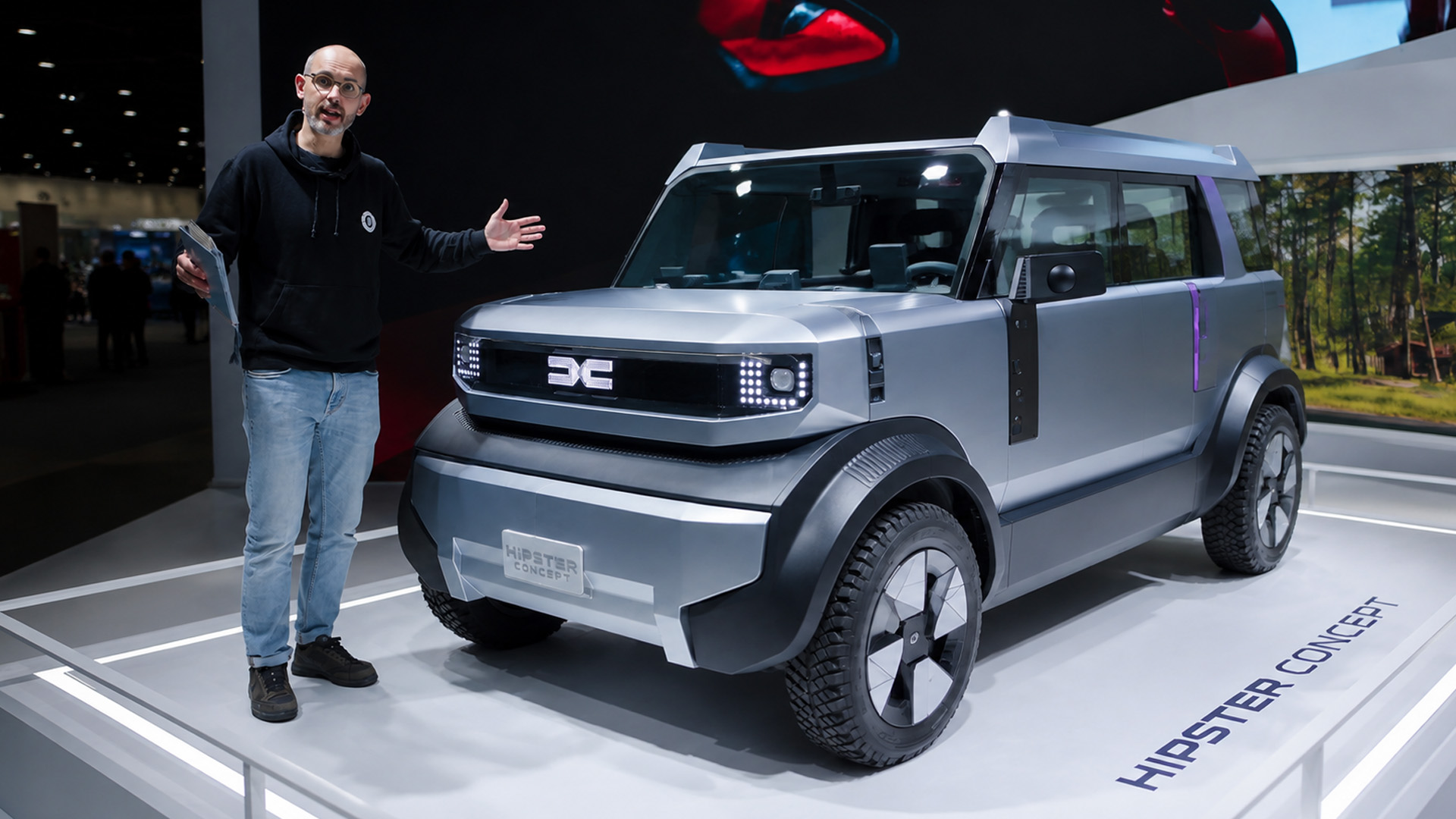 Dacia Hipster becomes an affordable SUV concept with a futuristic design
