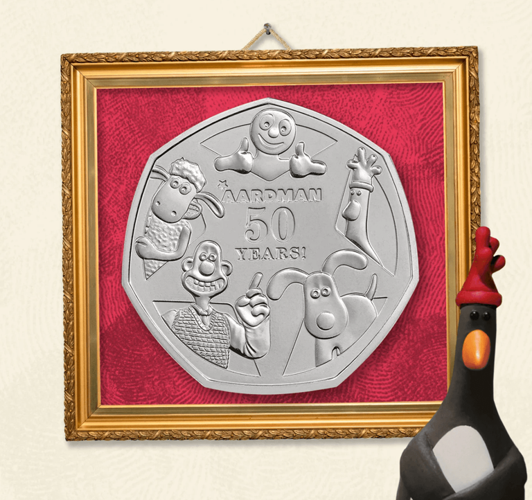 Wallace and Gromit feature on new 50p as Royal Mint launches special ...