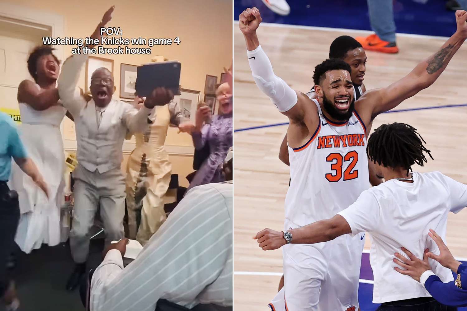The Gilded Age cast reacts to Knicks' Game 4 comeback on set: 'Knicks ...