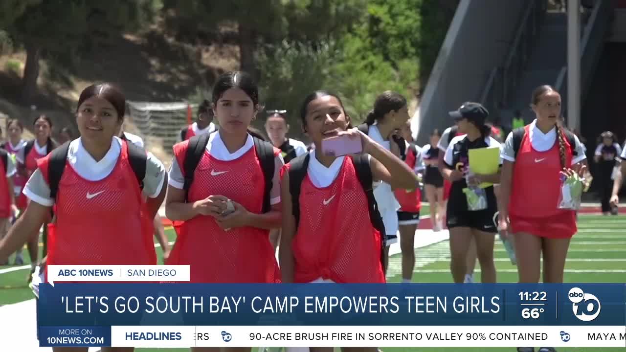 Let's go South Bay: Inside the girls soccer camp backed by Alex Morgan