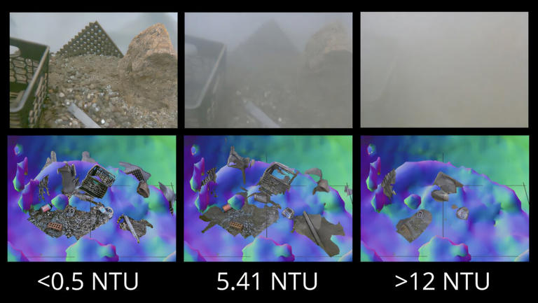 Sonar–camera system sees through murky waters