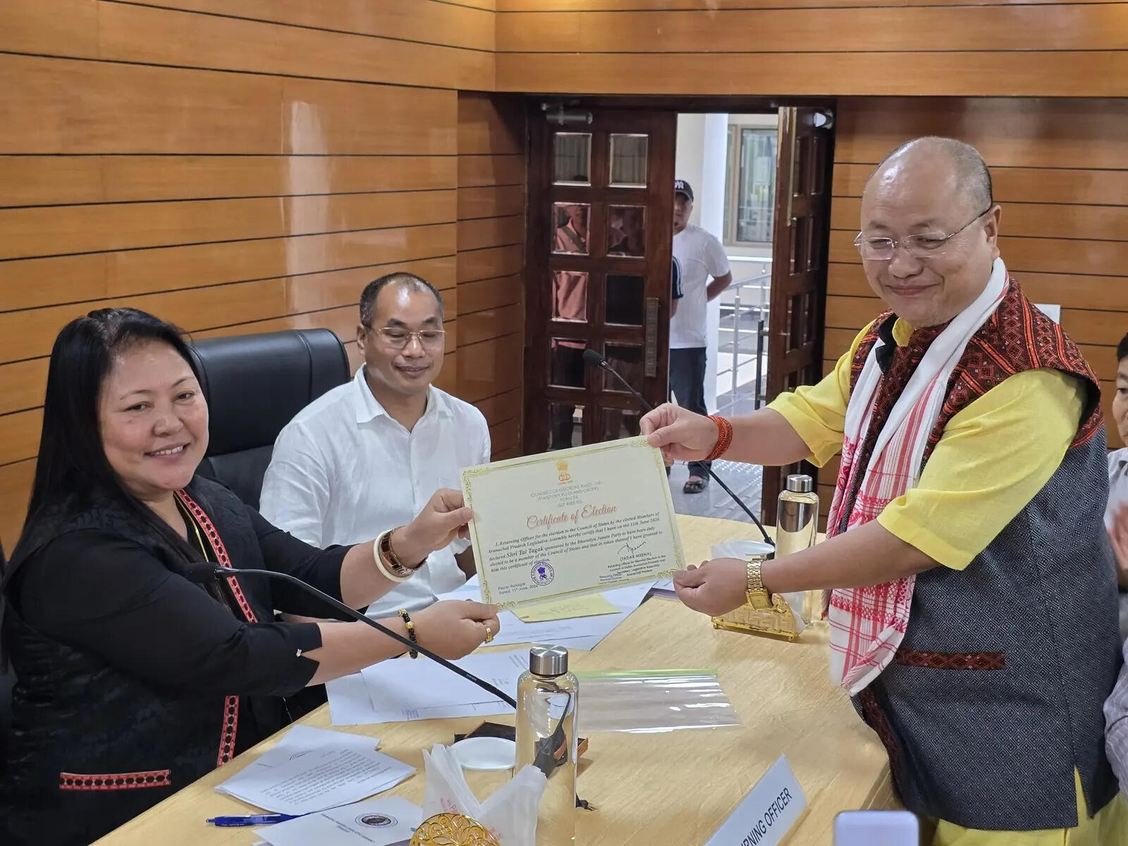 BJP's Tagak elected unopposed to RS from Arunachal