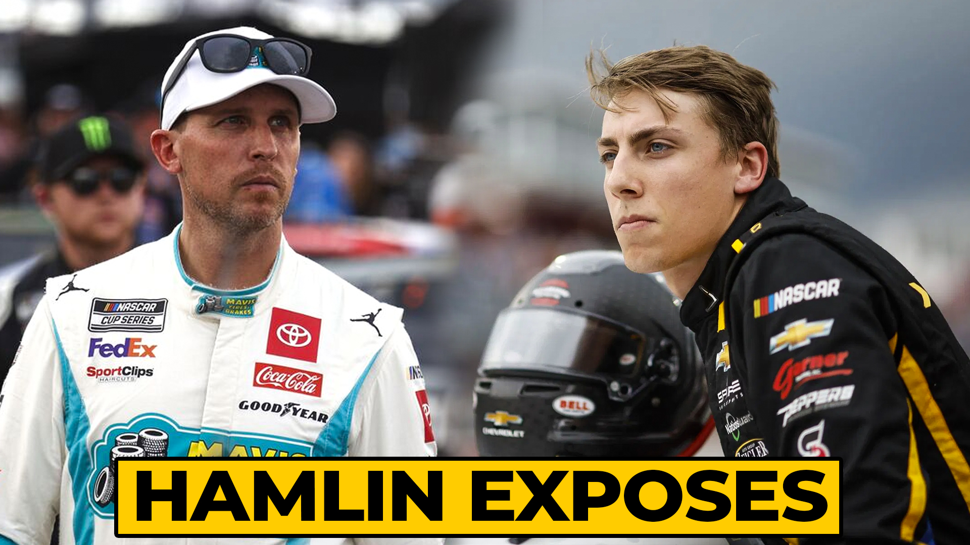 Denny Hamlin says Carson Hocevar needs to 'take a chill pill!'