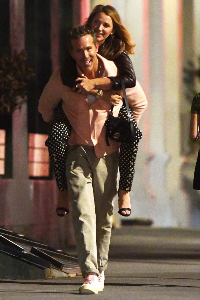 Blake Lively and Ryan Reynolds share a playful piggyback ride in New ...