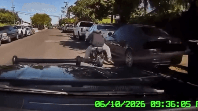 Pedal to the pavement: Juvenile arrested on minibike after failed ...