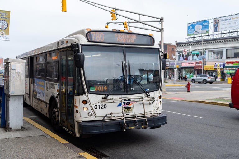Gunfire strikes NJ Transit bus, injures passenger. Two shooters flee scene