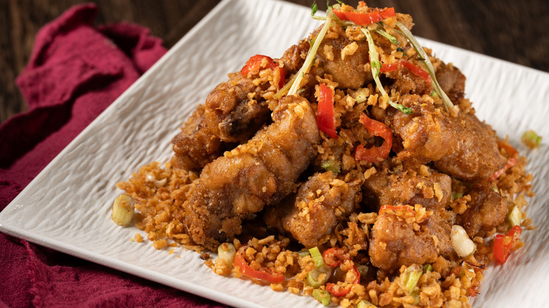 How Chinese salt and pepper spare ribs stay tender under a crispy coating