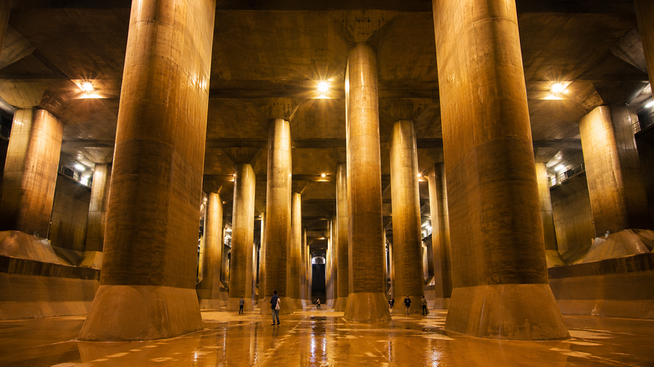 Tokyo's $2 billion underground cathedral, the flood machine buried 50 ...