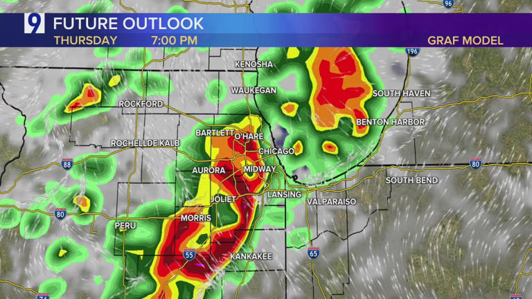 Severe weather timeline: Tracking Thursday storm chances
