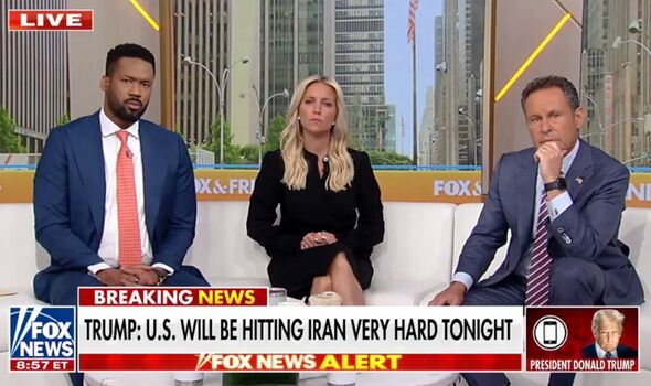 Fox News halted for breaking Iran news as Trump lashes out at host on air