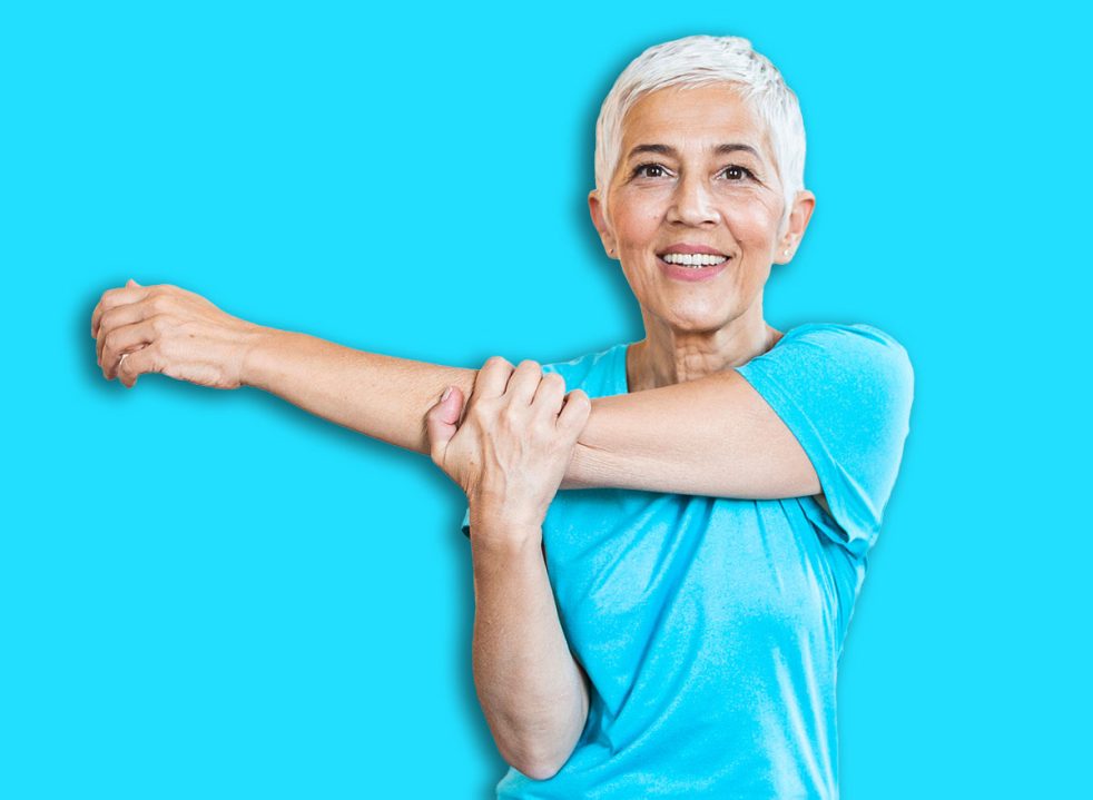 4 wall exercises that address rounded shoulders after 60
