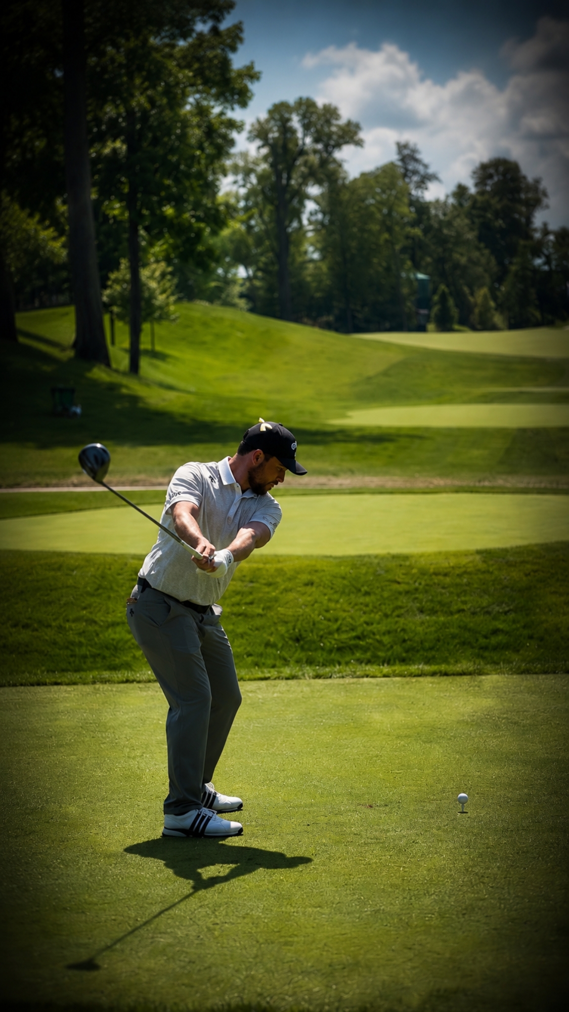 Watch Xander Schauffele’s effortless golf swing in action