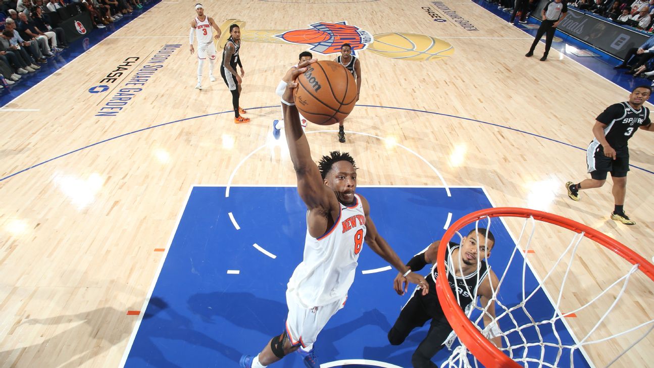 NBA championship and Finals MVP odds: Knicks move to -500; Anunoby in ...