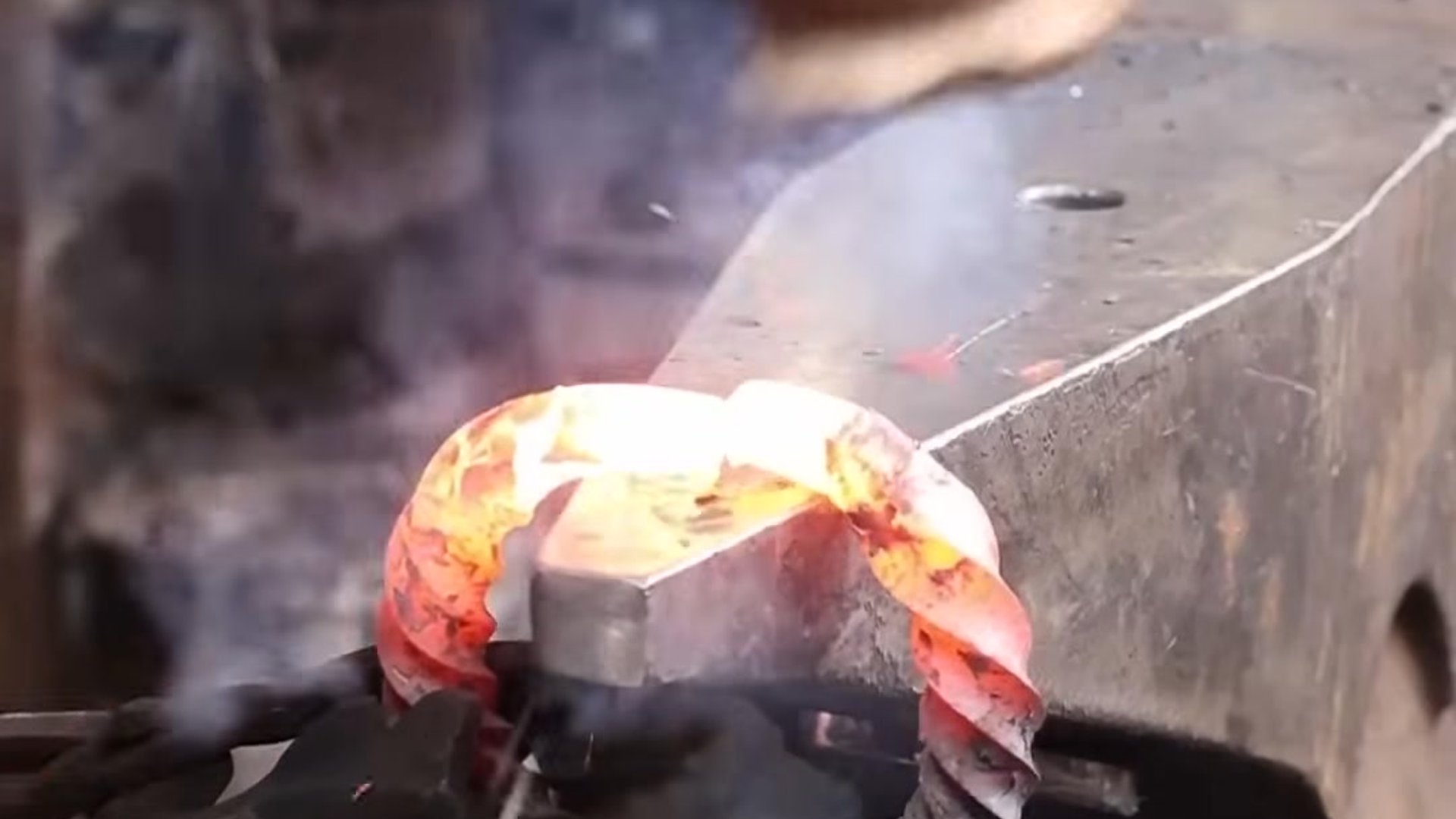 Forging a new church handle, part 1