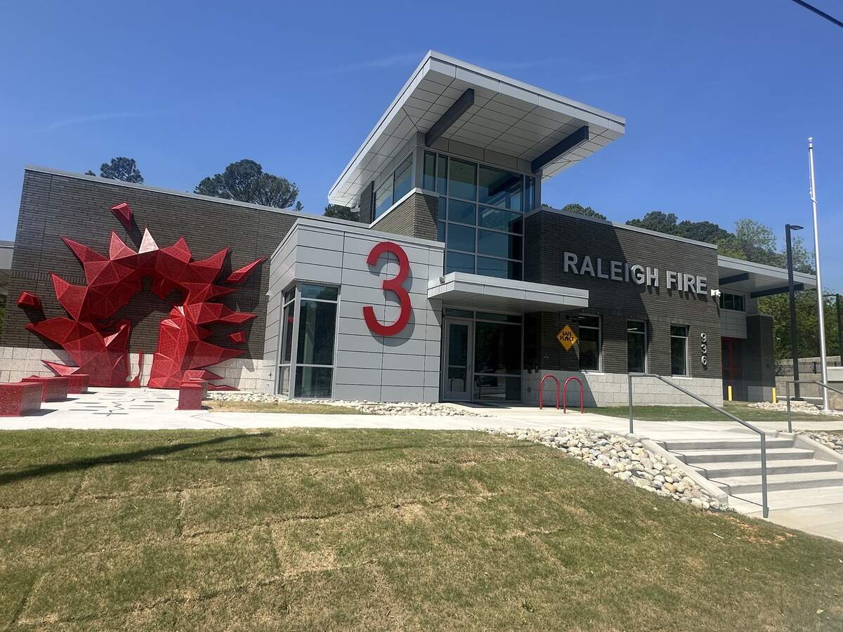 You have a chance to see Raleigh's newest fire station, inside and out