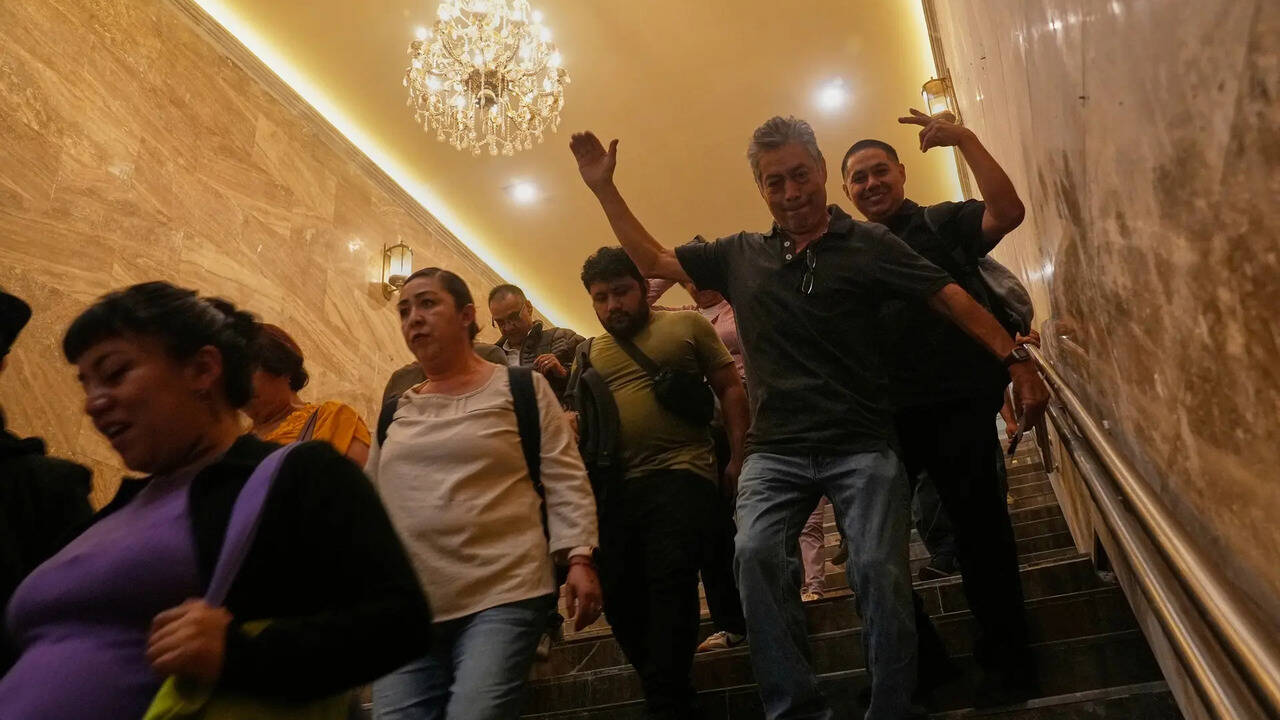 Mexico City Metro's chandelier sparks memes amid World Cup preparations
