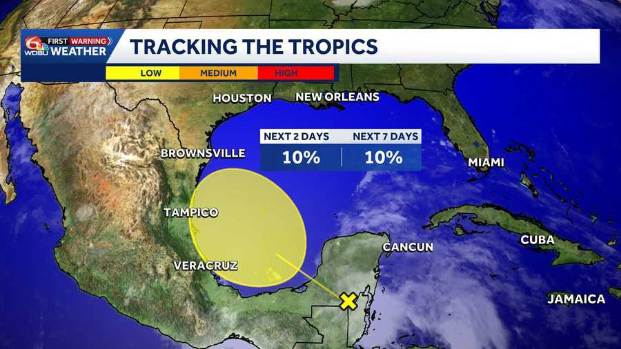 Tropics: First area of interest of the season in the Bay of Campeche