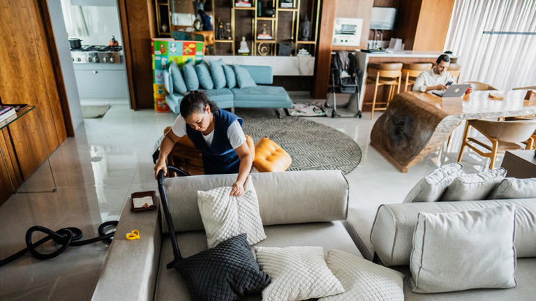 Should you stay or leave while your housekeeper works? Here's what they ...