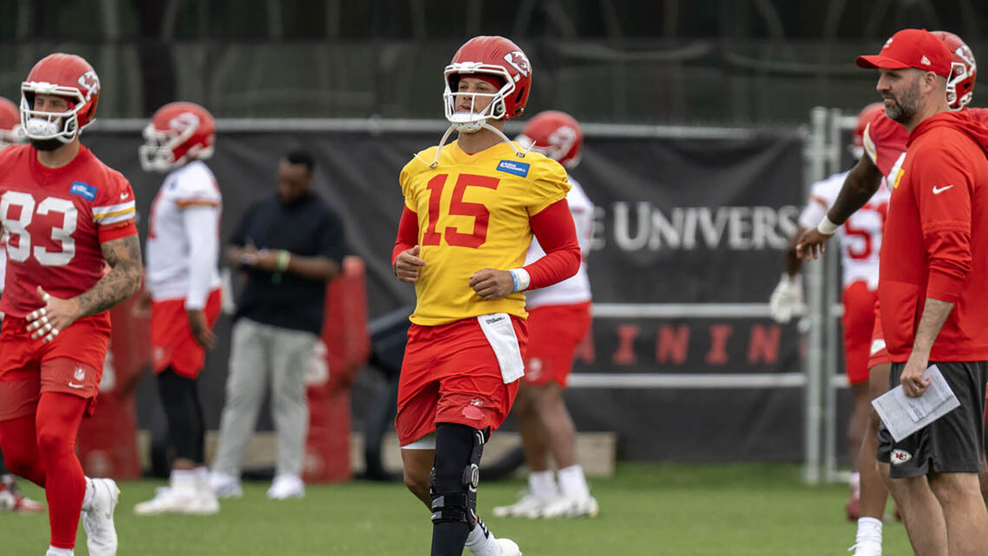 Andy Reid on Patrick Mahomes: I think we'll be OK there as we go forward