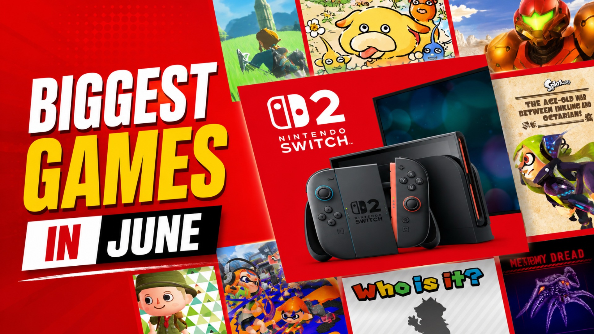 Nintendo Switch 2 is stacked! Biggest upcoming games revealed