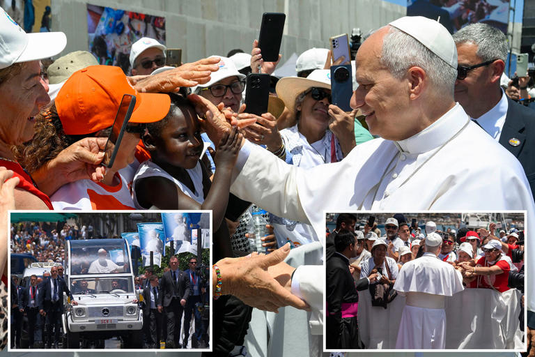 Pope Leo visits ‘dock of shame’ in Canary Islands speaking up for ...