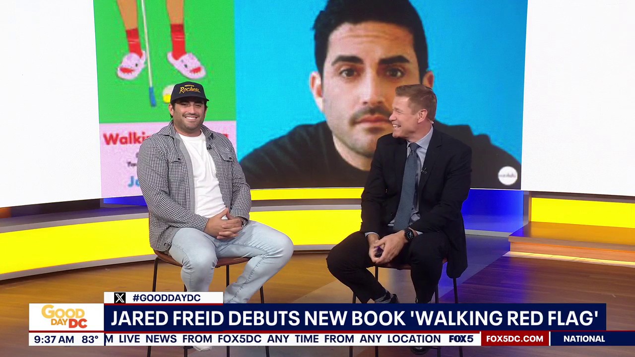 Jared Freid debuts new book 'Walking Red Flag'
