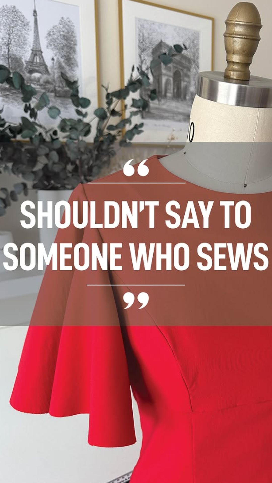 Handmade fashion insights: Respecting the sewing process