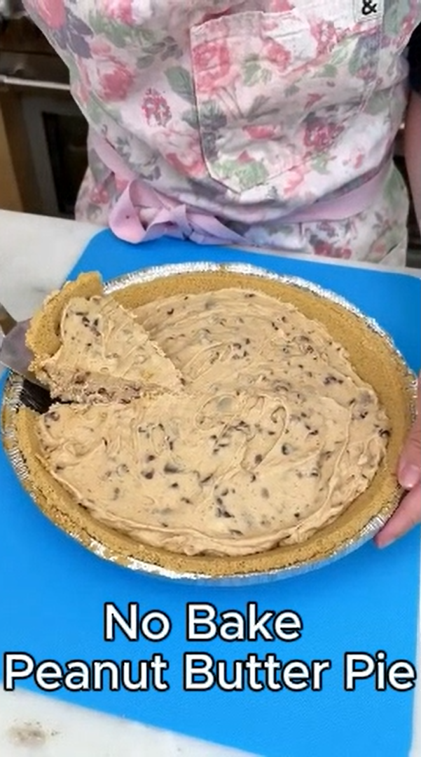 No bake peanut butter pie that’s almost too easy to believe