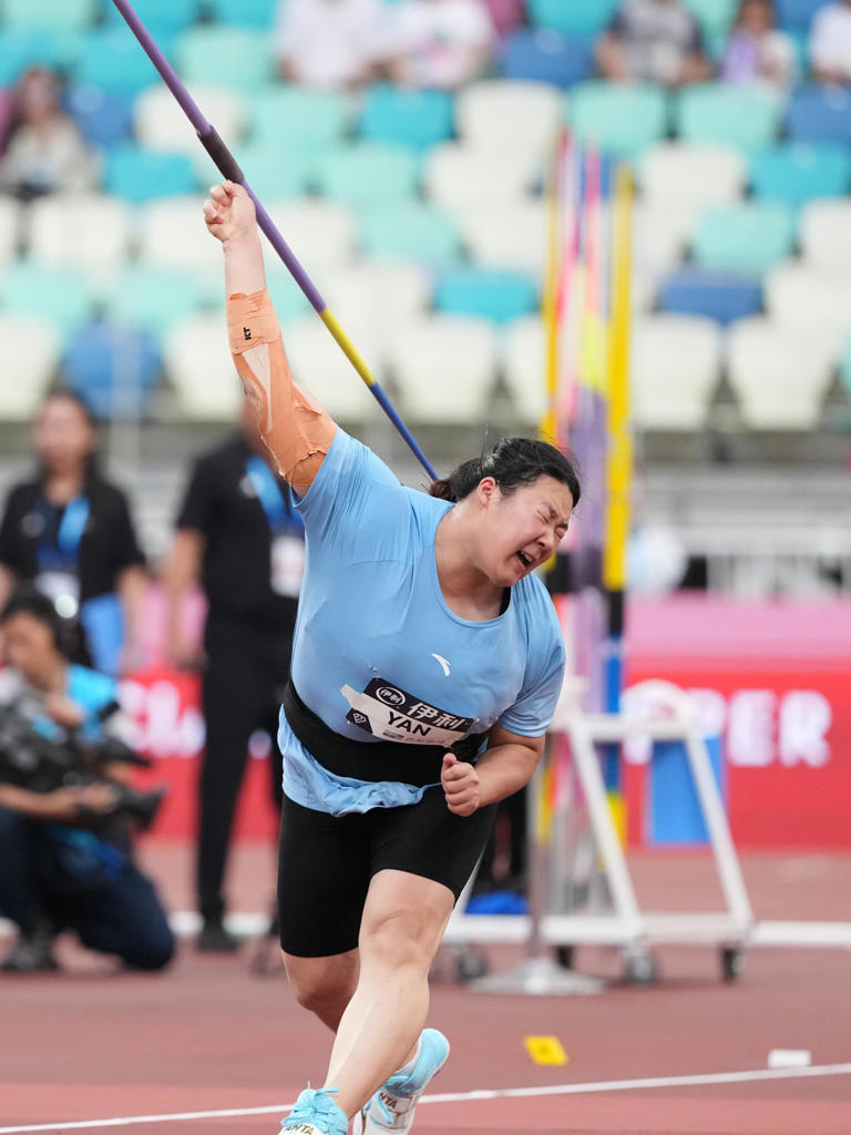 Chinese javelin star Yan Ziyi wins Diamond League event, with world’s ...