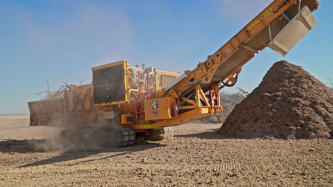 How this machine turns wood waste into useful material