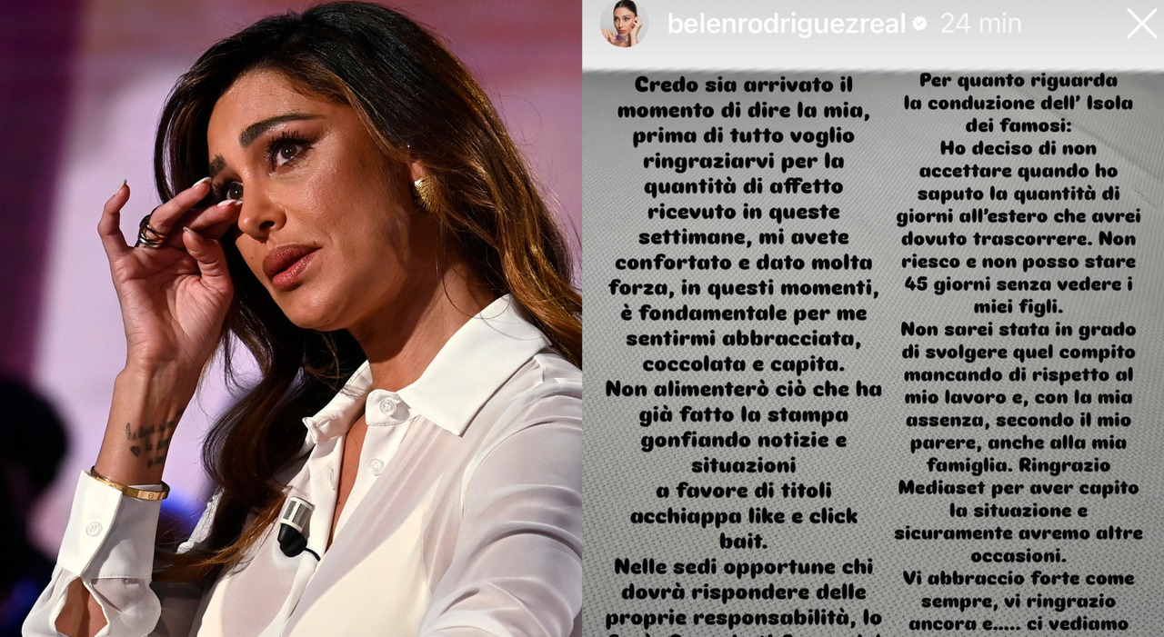 Belen Rodriguez rompe il silenzio: «Il karma farà il suo corso. Non ...