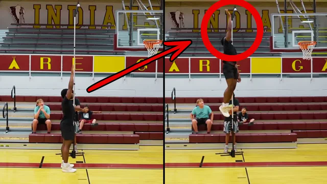 Insane vertical jumps: Dunking with the best in the world