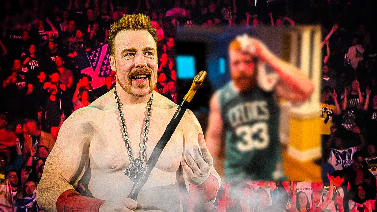 WWE star Sheamus shows off bloody head gash from 'gym fail'