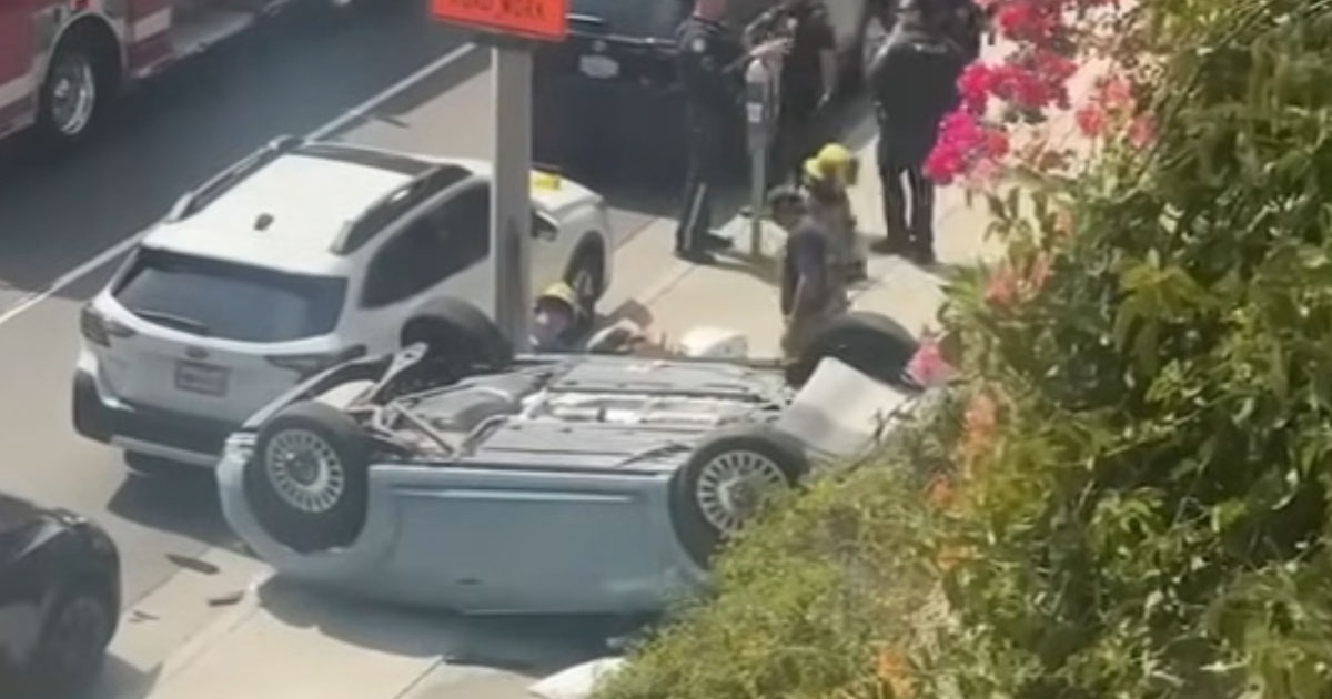California teen learning to drive plunges off cliff, killing her dad in ...