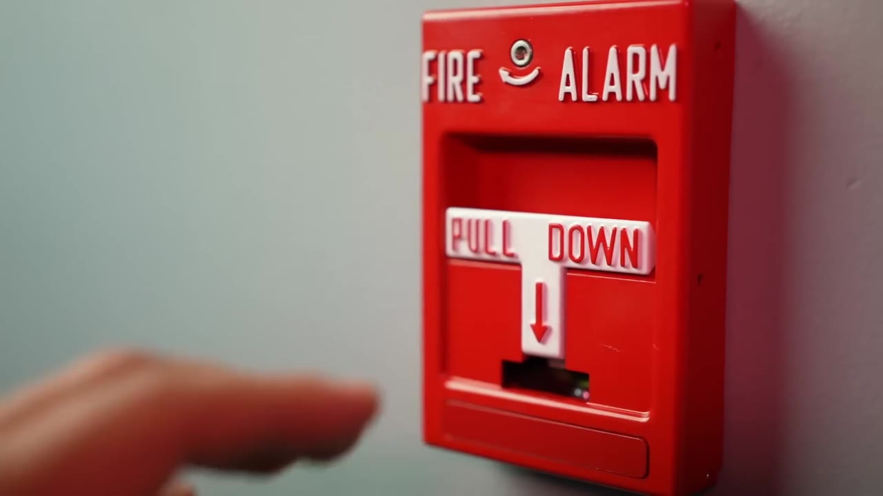 The fire alarm went off again – then someone screamed “It’s real”