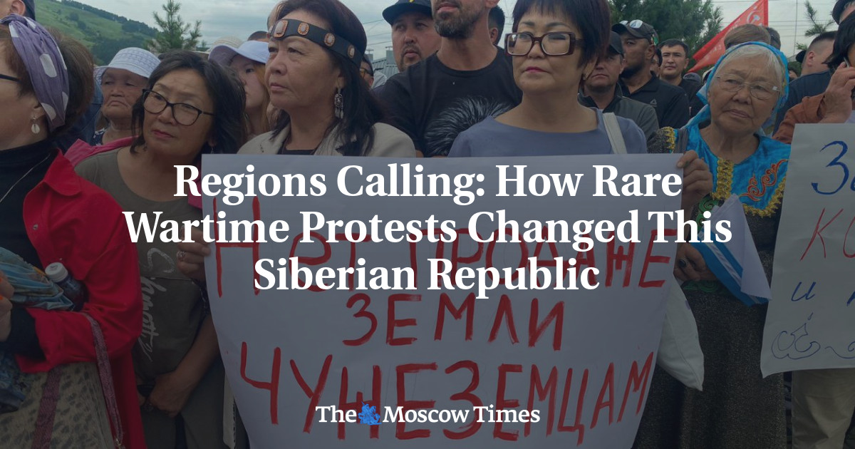 Regions calling: How rare wartime protests changed this Siberian republic