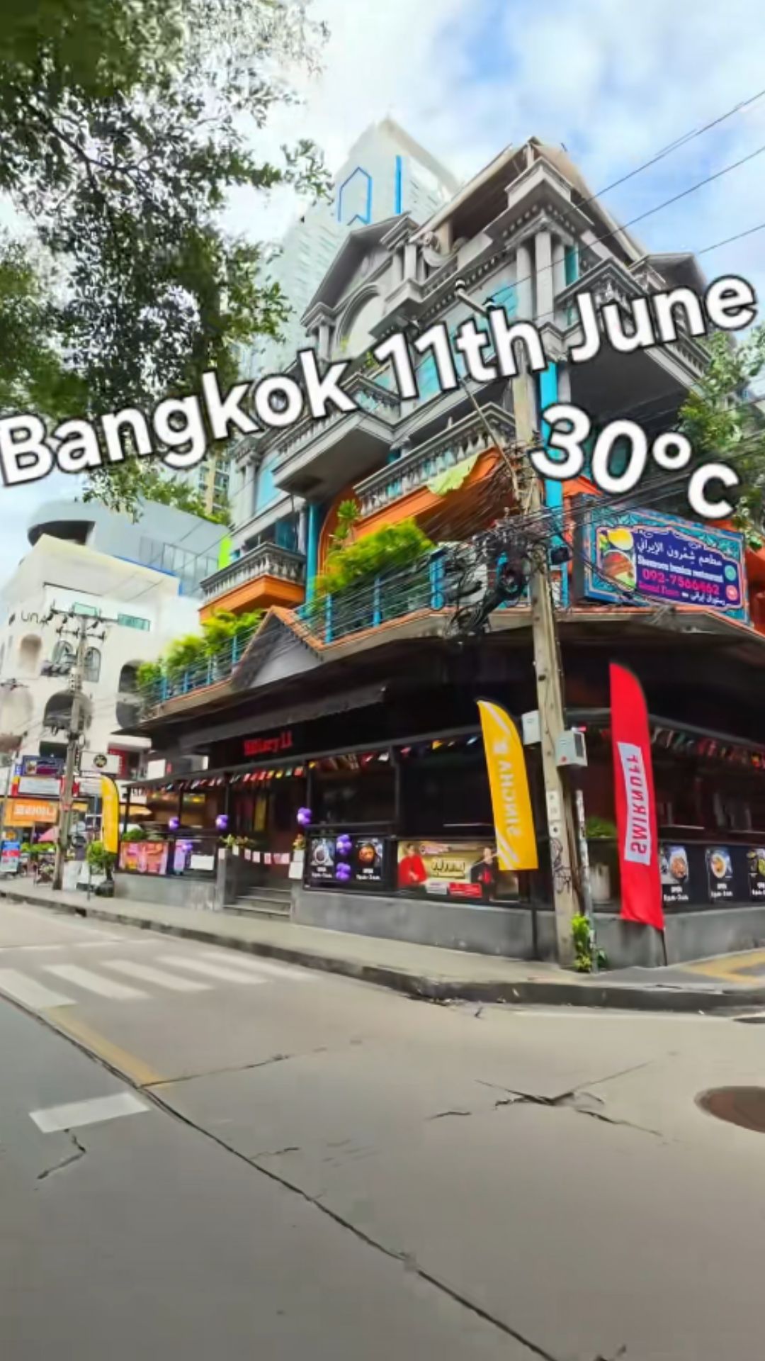 Bangkok weather update: Cloudy morning in Siam Sukhumvit Soi 11